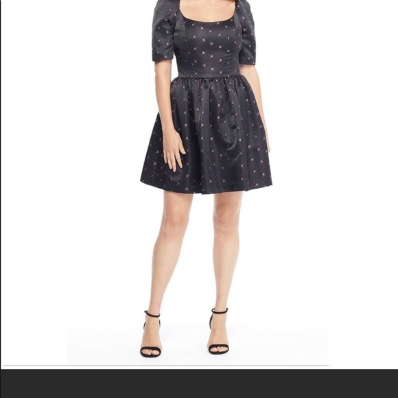 Gal Meets Glam | Dresses | Gal Meets Glam Maude Daisy Satin Jacquard ...